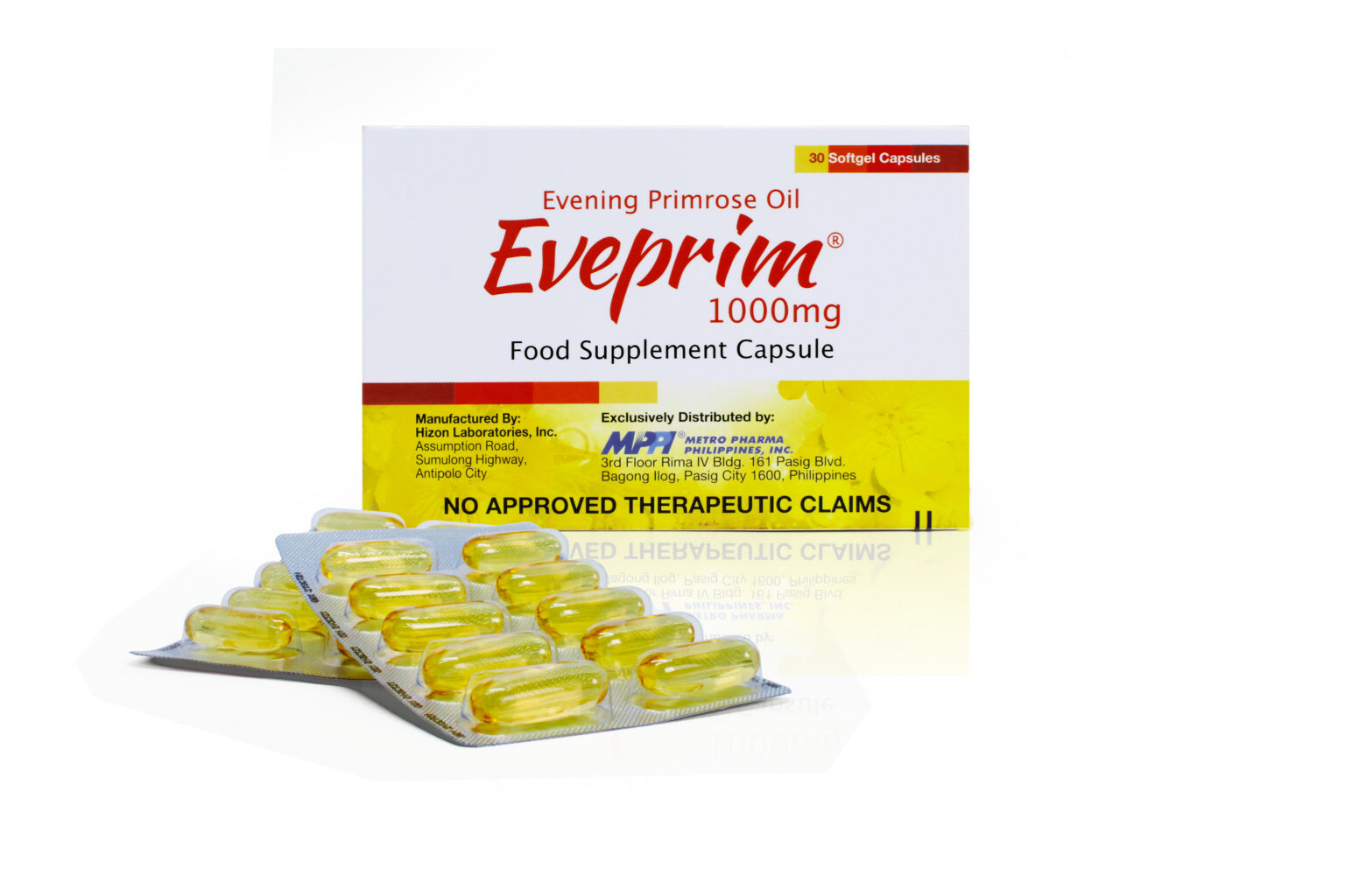 EVEPRIM 1000mg Softgel Capsule – Metro Pharma Phils., Inc.