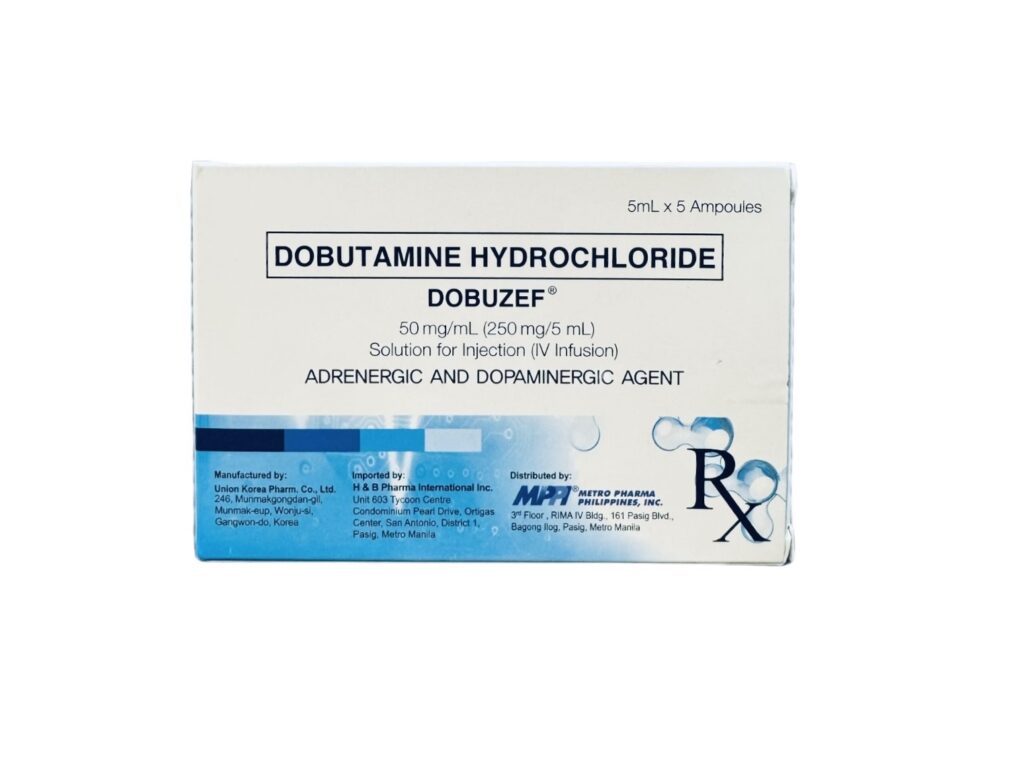 DOBUZEF 50 mg/ml Solution for Injection – Metro Pharma Phils., Inc.